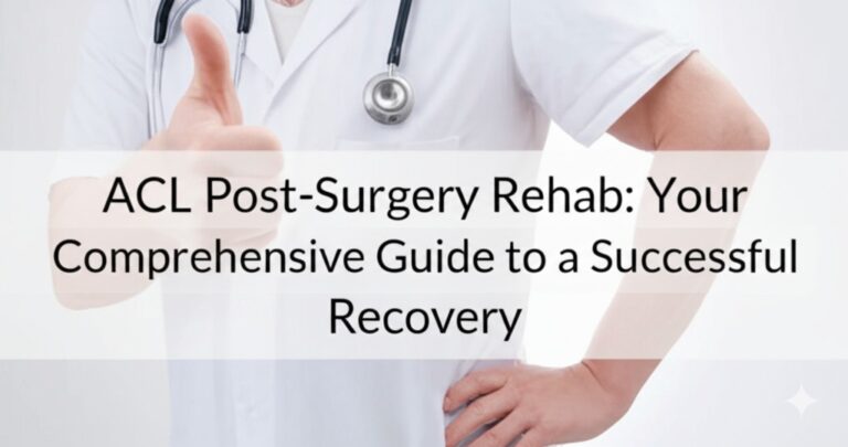ACL Post-Surgery Rehab: Your Comprehensive Guide to a Successful ...