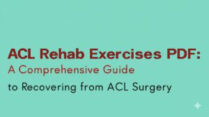 ACL Rehab Exercises PDF: A Comprehensive Guide to Recovering from ACL Surgery - Stonegate Health ...